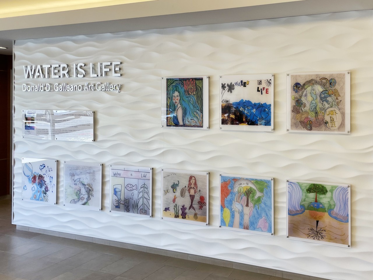 Textured Wall for Corporate Display Using Precision Board HDU ...